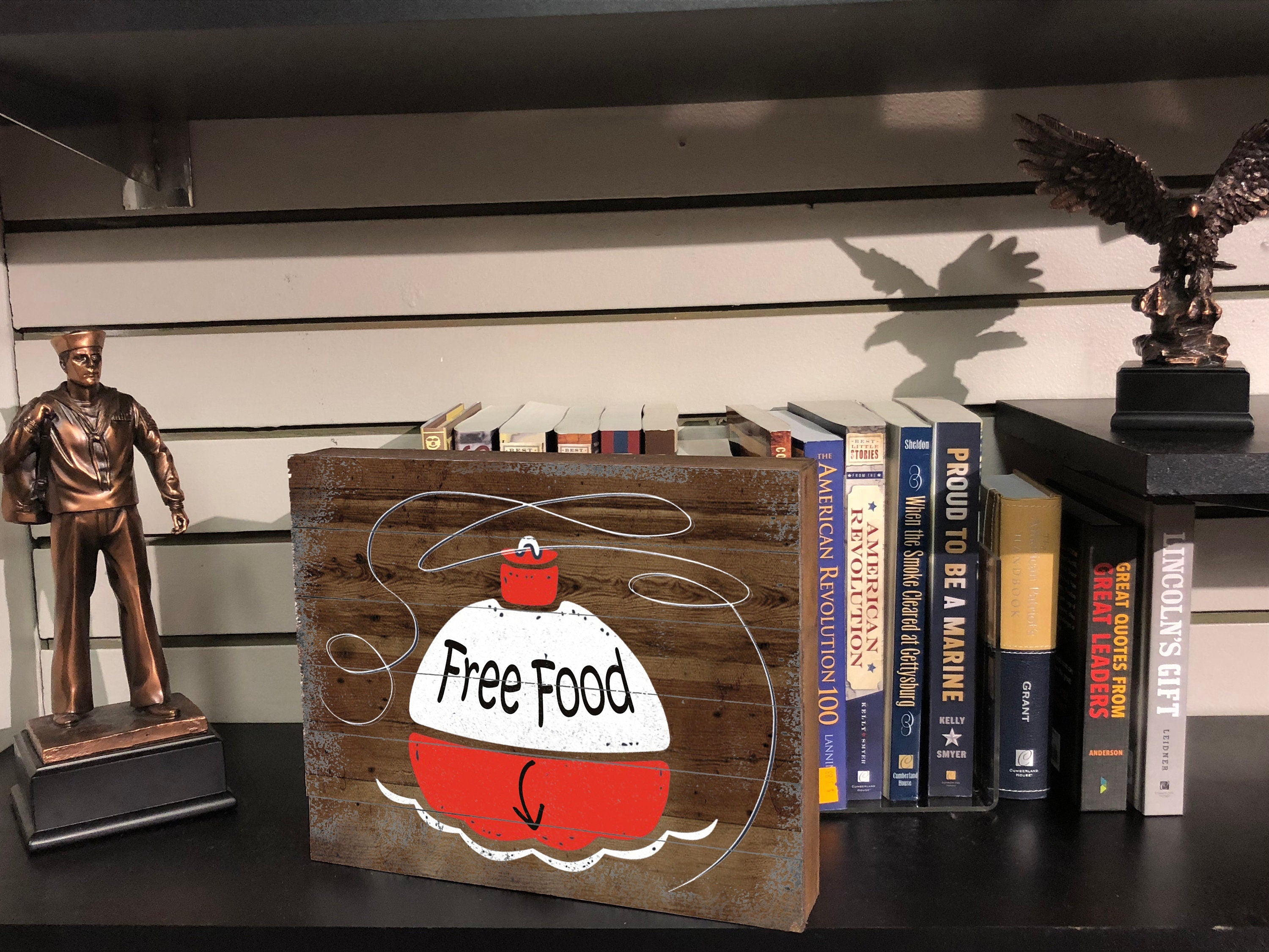 Vintage Fishing Wooden Box Sign – Tin Sign Shop