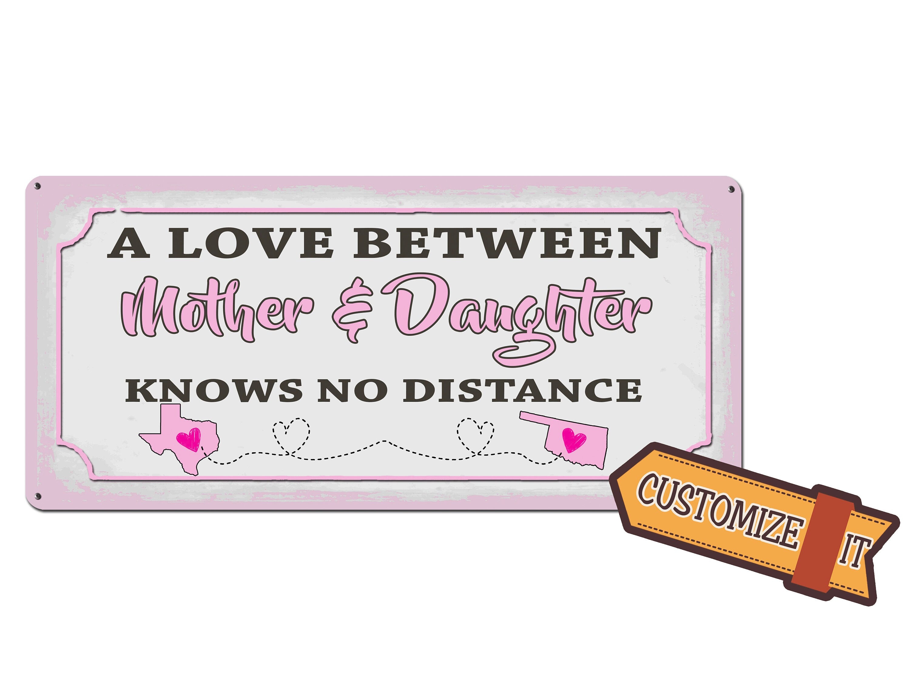 A Love Between Mother & Daughter – Tin Sign Shop