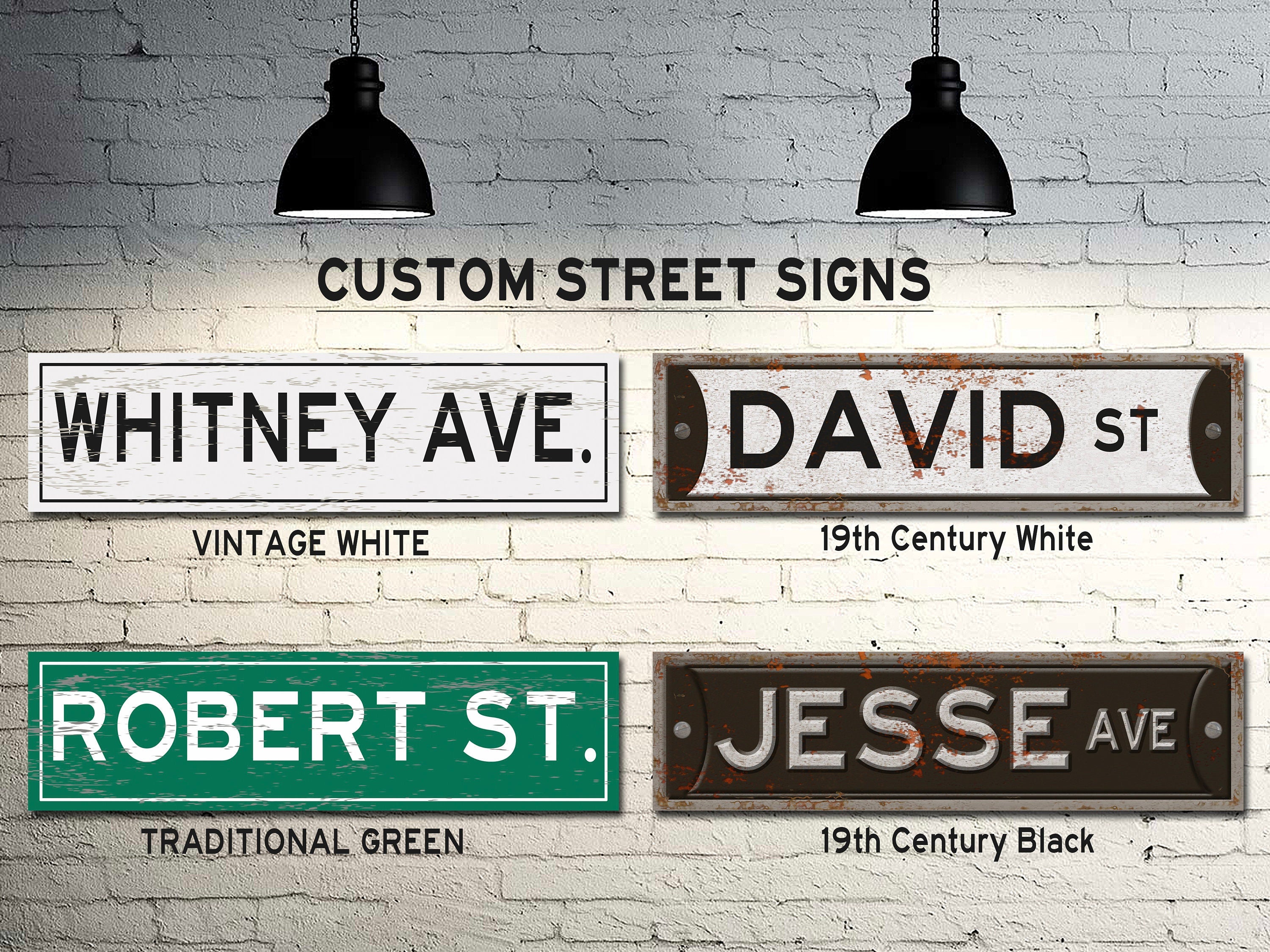 Custom Street and Road Signs – Tin Sign Shop