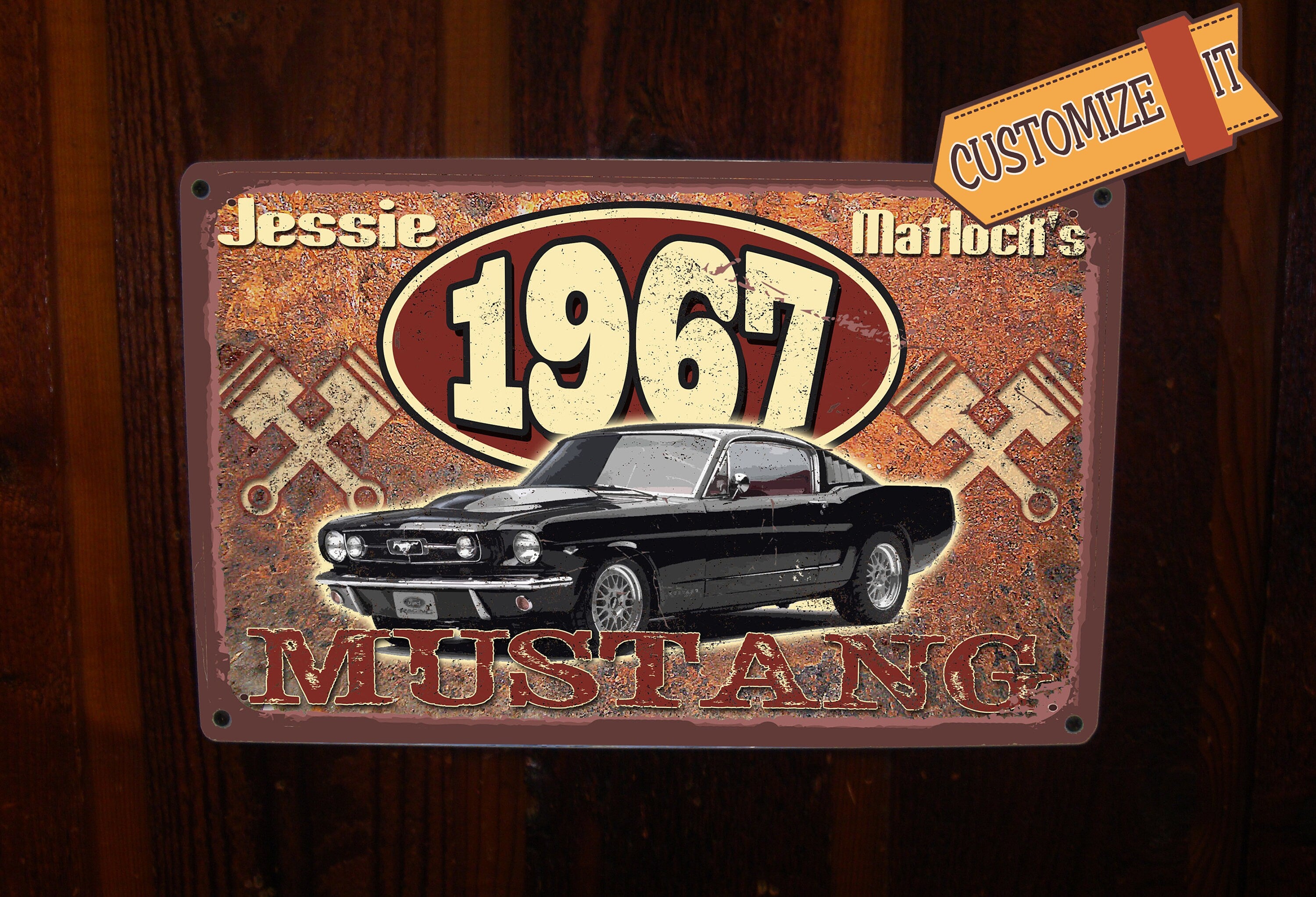 Custom Car Signs – Tin Sign Shop